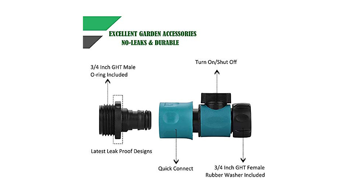 Garden Hose Quick Connectors - Easy Leak-Proof Attachments