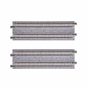 Kato USA Inc. N 7-5/16 Double Track Straight Concrete Ties 2 KAT20012 N Track