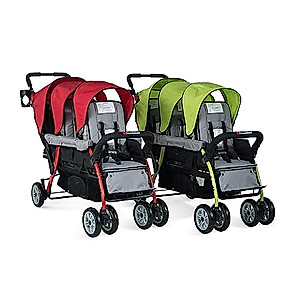 Foundations The Trio Sport Sport Triple Tandem Stroller, Lime