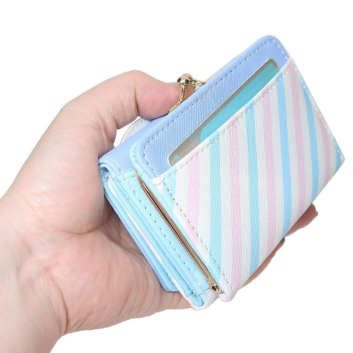 Aldi MK1 Women's Tri-Fold Gamaguchi Character Sanrio Wallet, Tuxedo Sam