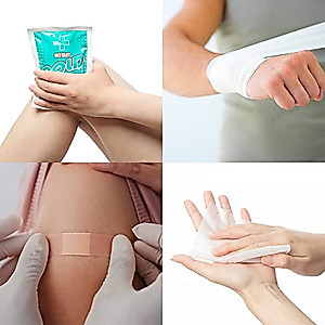 General Medi 160 Piece First Aid Kit Bag Refill Kit - Includes Eyewash, Instant Cold Pack, Bandages,Emergency Blanket, Moleskin Pad, Gauze - Extra Replacement Medical Supplies for First Aid