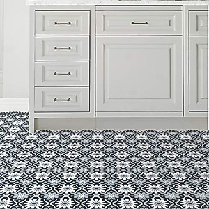 FloorPops FP2944 Sevilla Peel & Stick Floor Tiles, Multicolor