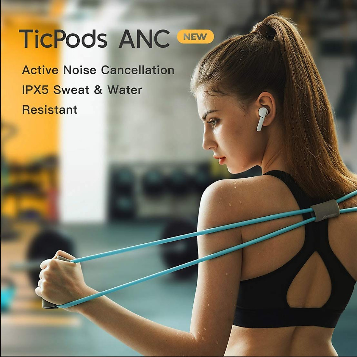 Ticwatch E3 Smart Watch Plus TicPods ANC True Wireless Earbuds Black, E3 Smartwatch Wear OS by Google Monitor Fitness Tracker GPS NFC Mic Speaker IP68 Waterproof iOS/Android Compatible