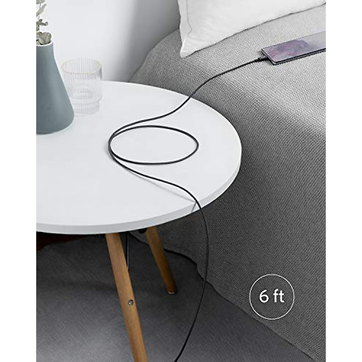 Anker 100W USB C Charger, 736 Charger (Nano II 100W), 3-Port Fast Compact Wall Charger, USB C Cable, Anker New Nylon USB C to USB C Cable (6ft 60W, 2-Pack, USB 2.0)