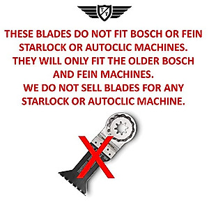 20 x TopsTools UNK20 OMT Mix Blades for Bosch Fein MultiMaster (Non-StarLock) Makita Milwaukee Genesis Chicago Craftsmen Nextec Rockwell Ryobi Hitachi Multi Tool Accessories