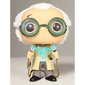 October 2015 Time Travel Exclusive Funko Pop #236 Back To The Future Dr. Emmet Brown Figurine