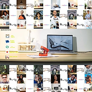 Magoog Denture Drill Bit Holder,Gag Gift for Dentist,3D Sculpture Desk Decor,1/4” Hex Bit Screwdriver,2-in-1 Screwdriver& Desk Gadget,Magnetic Gums with 28PCS Bits,Red