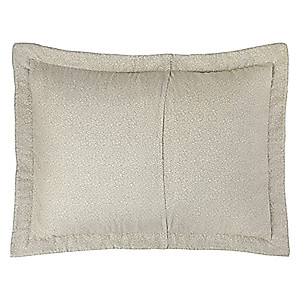 Laura Ashley Home - King Quilt Set, Cotton Reversible Bedding with Matching Shams, Home Decor for All Seasons (Amberley Biscuit, King)