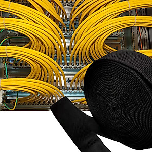 Nylon Protective Hose Sleeve Sheath Cable Cover Welding Tig Torch Hydraulic Hose, 1" ID, 25 Feet Length, Black