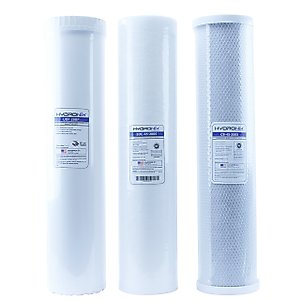 Water Filters - Sediment/GAC/Carbon (Pack of 3) | 4.5" x 20"