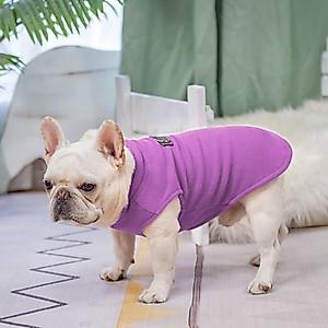 BEAUTYZOO Dog Fleece Vest Sweater Winter Jacket for Small and Medium Dogs with D-Ring Leash Cold Weather Coat Hoodie for XS S M Dogs Boy or Girls