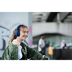Sony Extra Bass Wireless Noise Cancelling Bluetooth Headphone, up to 30hr Battery, Over-Ear - Optimised for Alexa and Google Assistant, Hands-Free Calls - WH-XB910NL.CE7 - Limited Edition - Stone Blue
