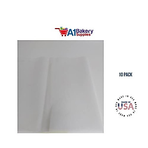 White Non-Woven Tissue Sheets 10 Sheet Pack ~ 20"x26" SheetsUse for Flower Wrapper, Bouquet