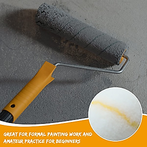 24 Pack Paint Roller Covers 9 x 3/8 Inch Microfiber Covers for Paint Roller for Painting Walls Ceilings, Home Painting Supplies