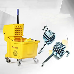 Water Press Replacement Spring for Commercial Mop Bucket Wringer Torsion Spring Mopping Buckets Accessories (2 Pack)