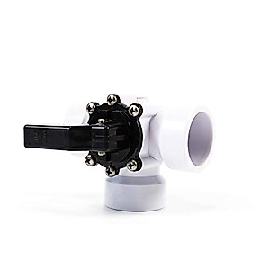 Fibropool Swimming Pool Diverter Valve - 1 1/2 Inch - 3 Way - Replacement Slip Valve for Pools and Spas