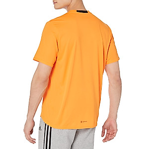 adidas Men's Designed 4 Movement Tee, Orange Rush, Medium