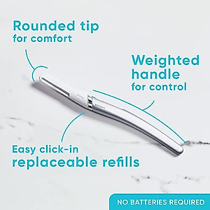 Gillette Venus Facial Razor, Exfoliating Dermaplaning Tool for Face with 2 Blade Refills, Face Razors for Women