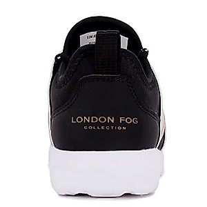 LONDON FOG Girls Angel Lane Metallic Fashion Sneaker Lace-Up Athletic Running Shoe (Big Kid - Little Kid) Rose 2
