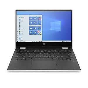HP Pavilion x360 Convertible 14-inch Laptop, 11th Generation Intel Core i5-1135G7 Processor, Intel Iris Xe Graphics, 8GB RAM, 256 GB SSD, Windows 11 Home (14-dw1025nr, Natural Silver) (Renewed)