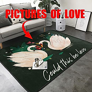 Thecooboy Custom Rug Personalized Add Your Own Logo Image Text Photo Area Carpet Anti Slip Washable Decorative Door Mat for Home Garden Office Upgrade Models 36 x 24 in