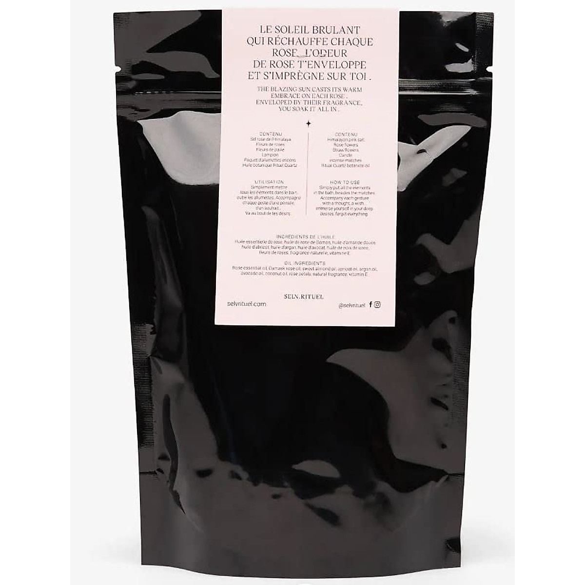 Selv.Rituel Gift Set. Bath Immersive Kit. Relaxing at Home Spa Kit (Quartz - Dermo)