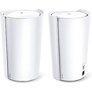 TP-Link AX6600 Deco Tri-Band WiFi 6 Mesh System(Deco X90) - Covers up to 6000 Sq.Ft, Replaces Routers and Extenders, AI-Driven and Smart Antennas, 2-Pack (Renewed)