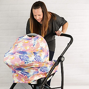 Car Seat Cover for Babies, Nursing Cover, Carseat Canopy - Fleur