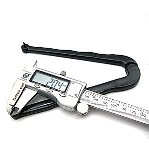 YOUTO Adjustable Face Spanner Wrench Pin Pliers For Round Nuts with Drilled Holes (2mm)