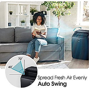 LG 10000 BTU Portable Air Conditioners [2023 New] Wheels for Easy Install LCD Display Remote Control Wifi AppCools 450 Sq.Ft 3-in-1 function Timer air conditioner AC Unit Home Room Black LP1023BSSM