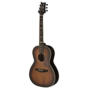 PRS SE Parlor P20 Acoustic Electric, Tobacco Sunburst with Gigbag