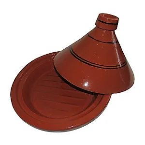 Handmade Authentic Moroccan Berber Ceramic Cooking and Serving Tagine