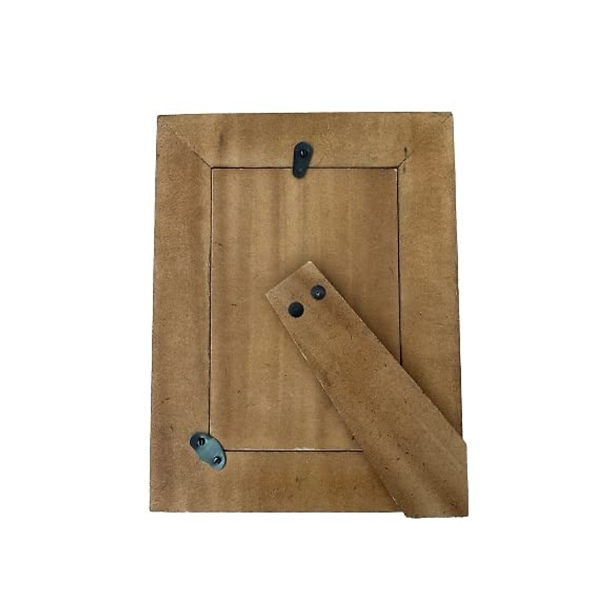 Cruiser’s Caché | Alternating Carved Natural Horn and Wood Photo Frame | 5x7