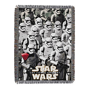 Northwest Star Wars Woven Tapestry Throw Blanket, 48" x 60", Ground Invasion