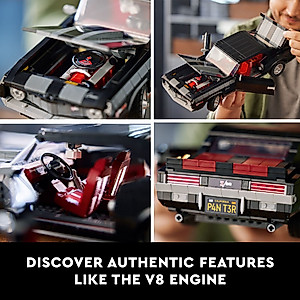 LEGO Icons Chevrolet Camaro Z28 10304, Customizable Classic Car Replica Model Building Kit, 1969 Vintage American Muscle Car, Great Gift Idea for Teens and Adults