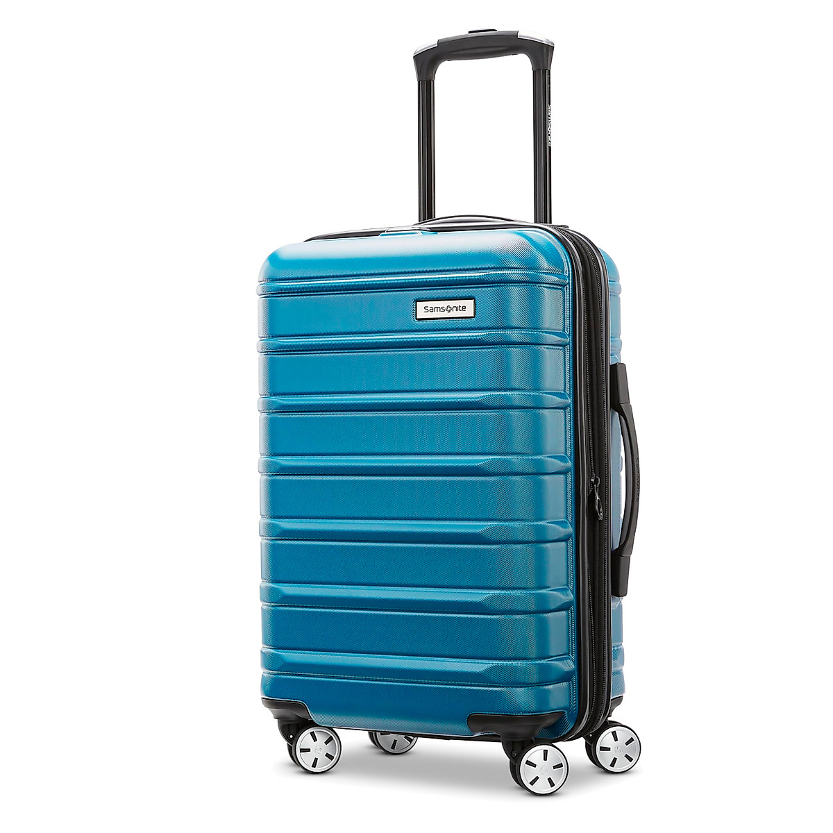 Samsonite Omni 2 Hardside Expandable Luggage with Spinner Wheels, 19X14X9 CARRY-ON SPINNER, CARIBBEAN BLUE