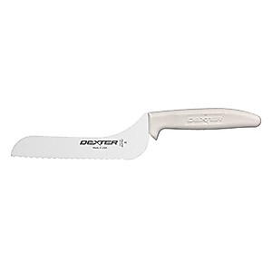 Dexter-Russell 5" Scalloped Offset Slicer, S163-5SC-PCP, SANI-SAFE series