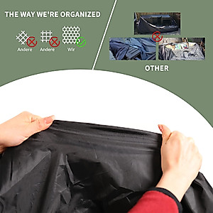 Rimwig Patio Furniture Set Cover Waterproof, Outdoor Sectional Sofa Couch Set Covers, Patio Table and Chair Set Cover Outside Rectangular Heavy Duty Weatherproof (50" L x 50" W x 29" H)