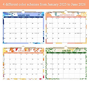 Calendar 2025-2026 - Wall Calendar from Mar 2025 to Oct 2026- Monthly Calendar with 140gsm Thick Paper for Planning and Organizing for Home or Office, 8.5 x 11 In Wall Calendar 2025-2026