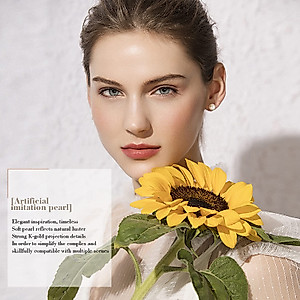 QAPAWE White Single Pearl Necklace Pendants | One Pearl Pendant Necklace with a pearl Jewelry | Pearl drop Necklace | Silver Pearl Necklaces for Women (DS740, 8MM)