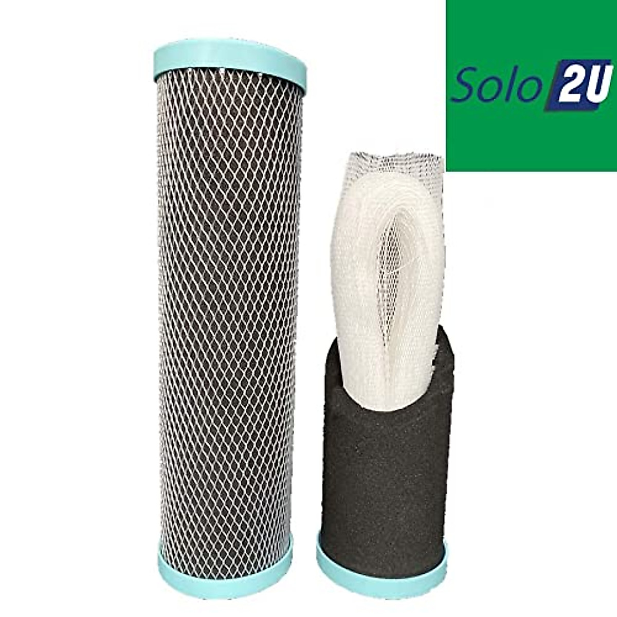 Envig Solo 2U Under Sink Water Filter, Direct Connect, 0.01 Micron Ultrafiltration Composite Filter, Standard Filter Housing