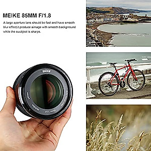 Meike 85mm f1.8 Large Aperture Full Frame Auto Focus Telephoto Lens for Canon EOS EF Mount Digital SLR Camera Compatible with APS C Bodies Such as 1D 5D3 5D4 6D 7D 70D 550D 80D