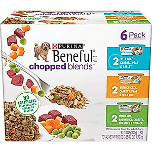 Purina Beneful Chopped Blends 6-Ready to Serve Tubs