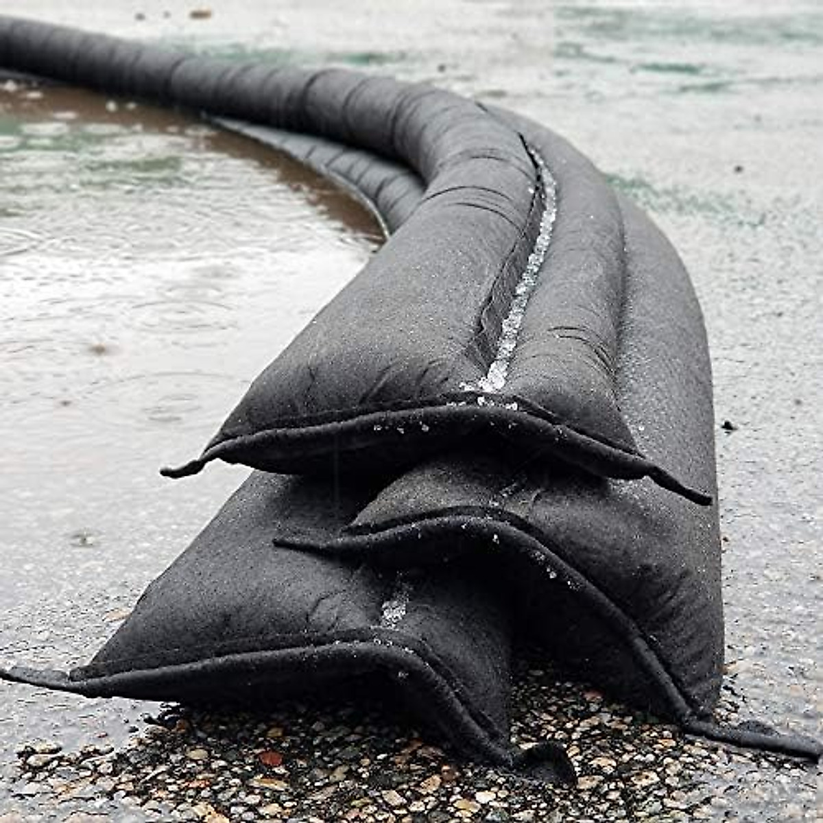 Quick Dam QD610-1 Water-Activated Flood Barrier-1 Pack, Black