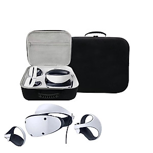 Hard Carrying Case for PS5 VR2 Portable Multifunctional EVA Hard Case Storage Bag for PSVR2 Glasses Storage Protection Hard Case