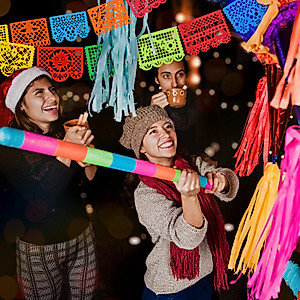 12 Pcs 180 ft Mexican Party Banners Large Papel Picado Banner 10 Patterns Plastic Fiesta Banner Decorations for Cinco De Mayo Mexican Fiesta Party Day of The Dead Dia De Los Muertos