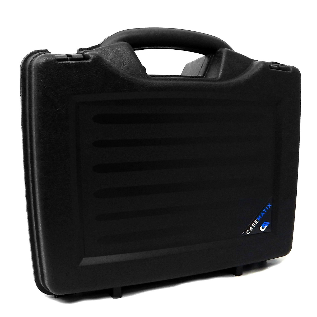 CASEMATIX Cardioid Dynamic and Vocal Microphone Hard Case Compatible with Shure Microphones SM58, SM57, Beta 58A, PG48, PGA58 and More with Customizable Foam for up to 6 Mics