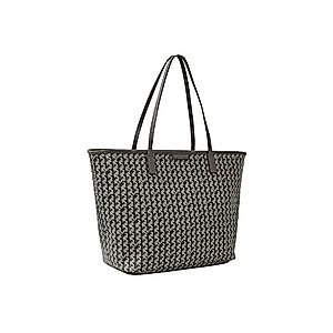 Tory Burch Women's Ever-Ready Tote, Zinc, Grey, Print, One Size
