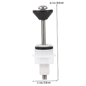 Angoily 2pcs Water Tank Fixing Screw Heavy Duty Toilet Bolts Toilet Screws Toilet Seats Bolts Replacement Stainless Steel Hinges Toilet Seats Screws Replacement Metal Toilet Lid