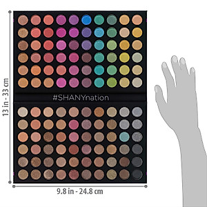 SHANY Ultimate Fusion - 120 Color Highly Pigmented Makeup Palette Long Lasting Blendable Natural Colors Eye shadow Palette Natural Nude and Neon Combination